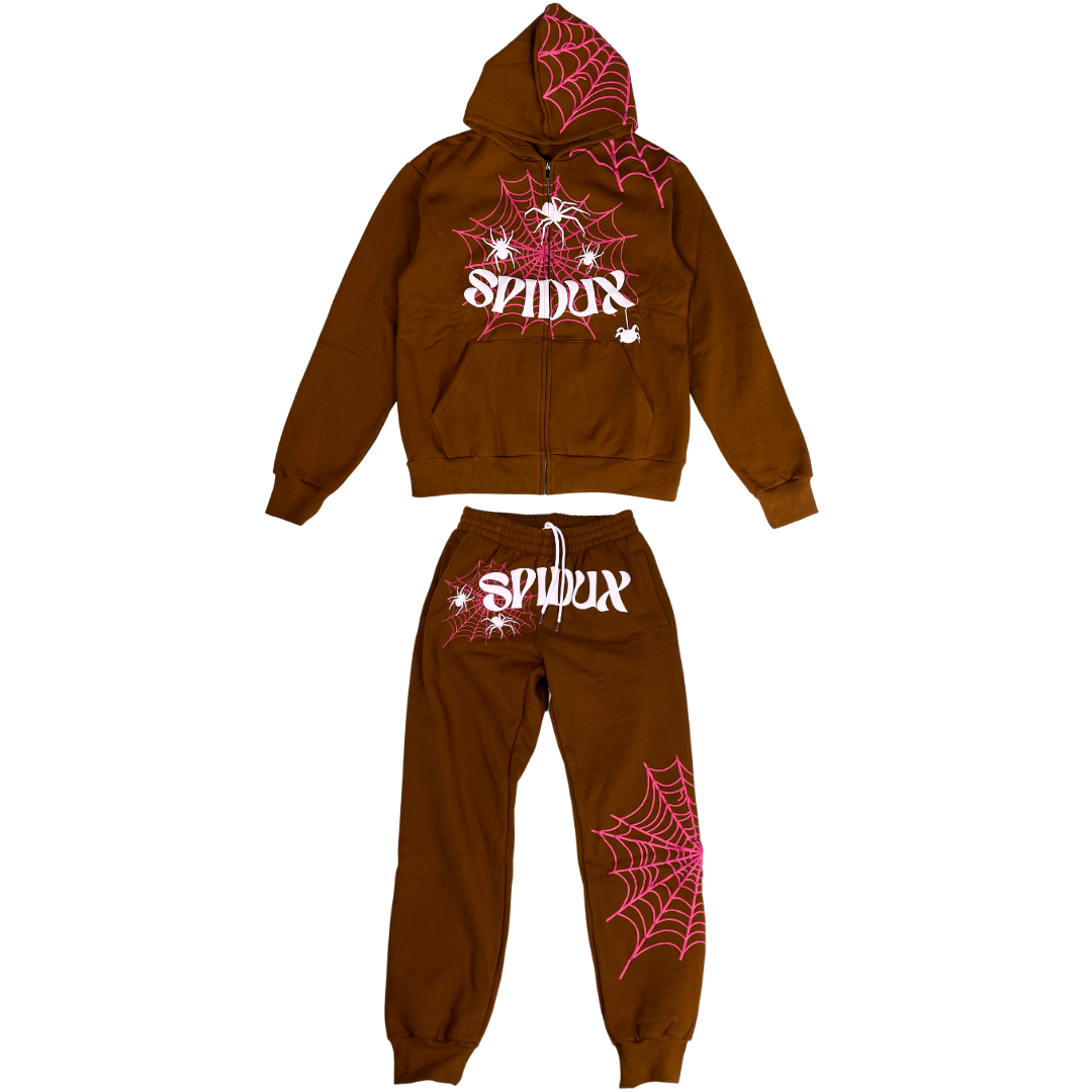 Spidux - Essential Tracksuit (BROWN) – Leized